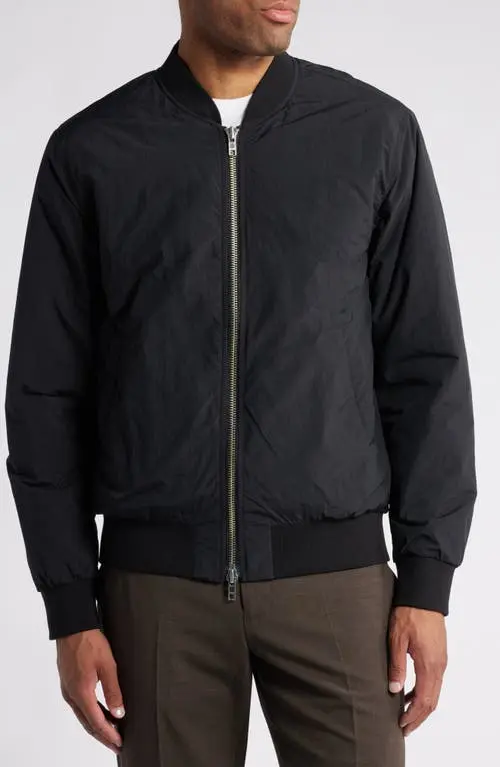 Nn07 Dixon 8280 Insulated Bomber Jacket - Black