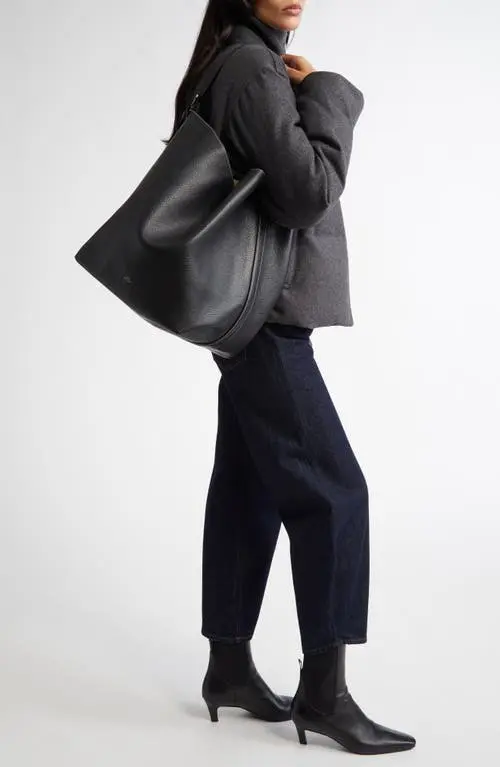 TOTEME Leather Tote - Black