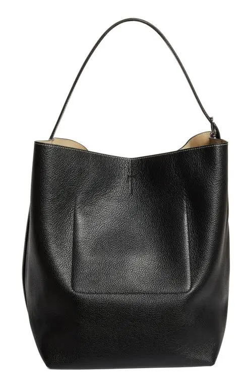TOTEME Leather Tote - Black