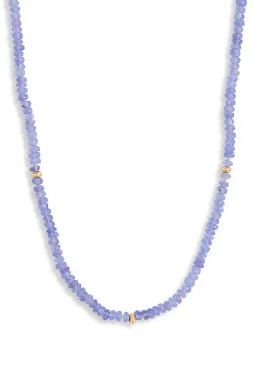 Anzie Bohme Tanzanite Beaded Necklace - Purple