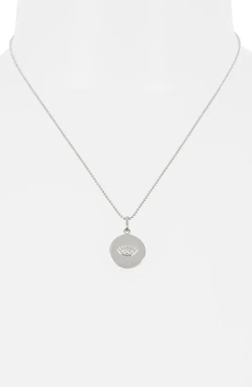 Anzie X Mel Soldera Sapphire Evil Eye Pendant Necklace