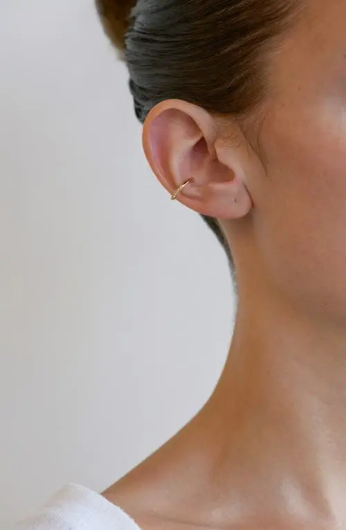 Anzie X Mel Soldera Dew Drop Diamond Ear Cuff
