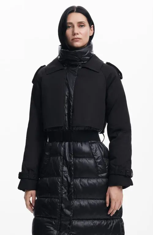 Desigual Estocolmo Layered Puffer Coat