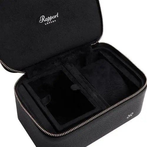 RAPPORT LONDON Tuxedo Watch Zip Case - Black