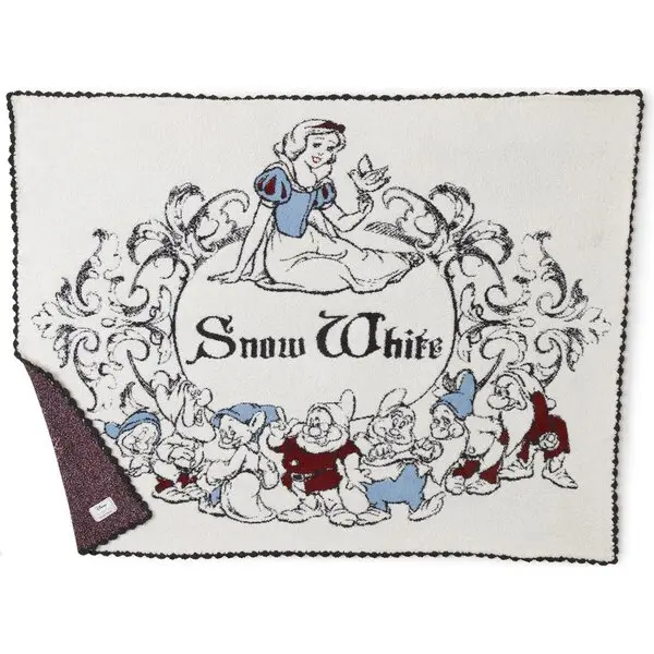 Barefoot Dreams X Disney Cozychic® Snow White Throw Blanket - Cream Multi