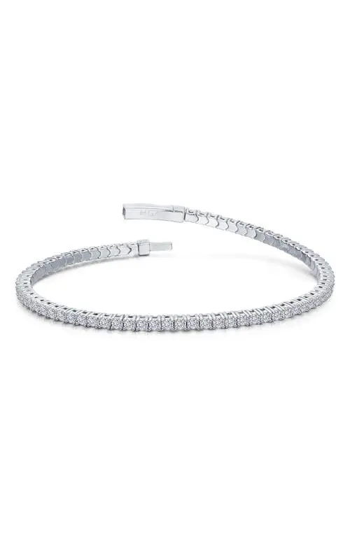 Lafonn Flexible Simulated Diamond Tennis Bracelet - Silver