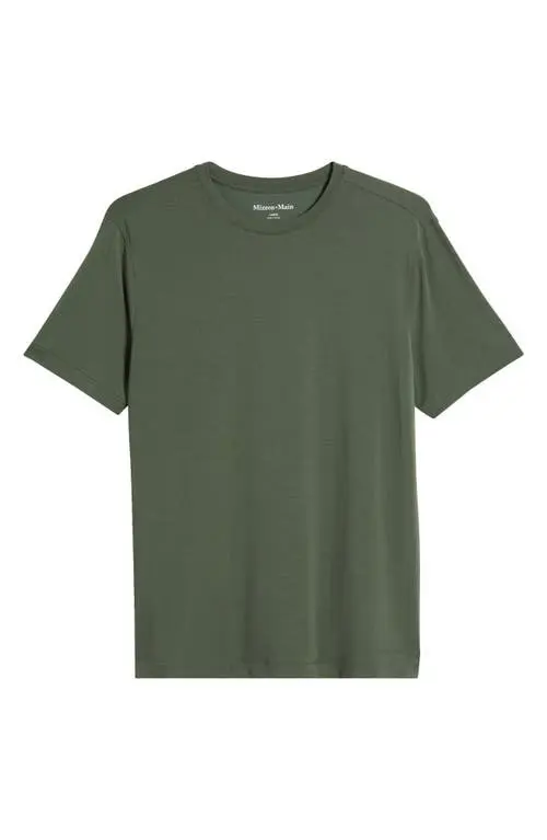 Mizzen+main Knox Performance T-shirt - Olive Solid
