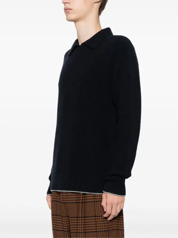 N.peal Clapham Knitted Polo Shirt