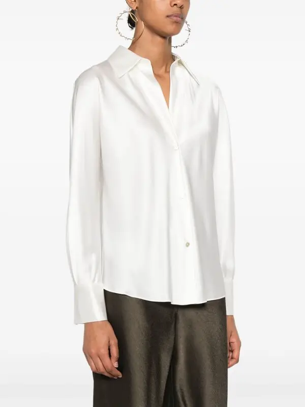 Vince Satin Shirt - White