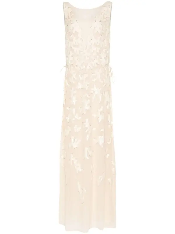 Max Mara Jazz Sequin-embellished Maxi Dress
