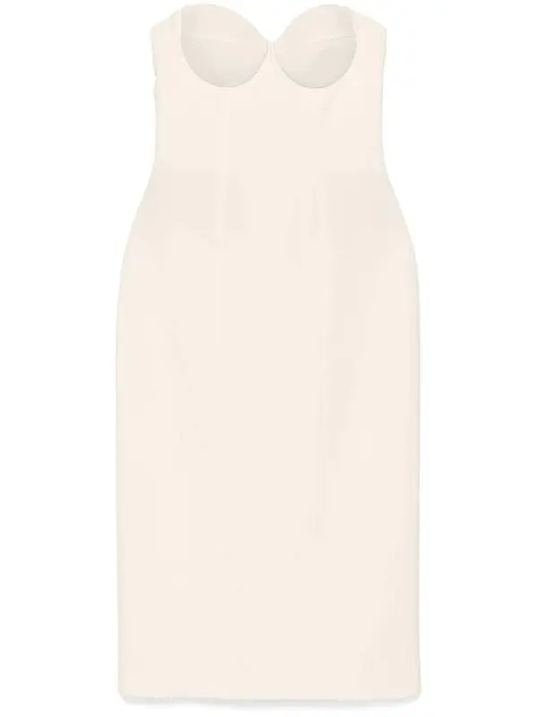 Giuseppe Di Morabito Strapless Midi Dress