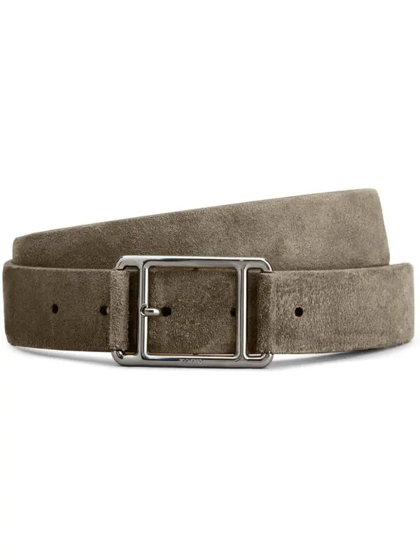 TOD'S Suede Belt - Brown