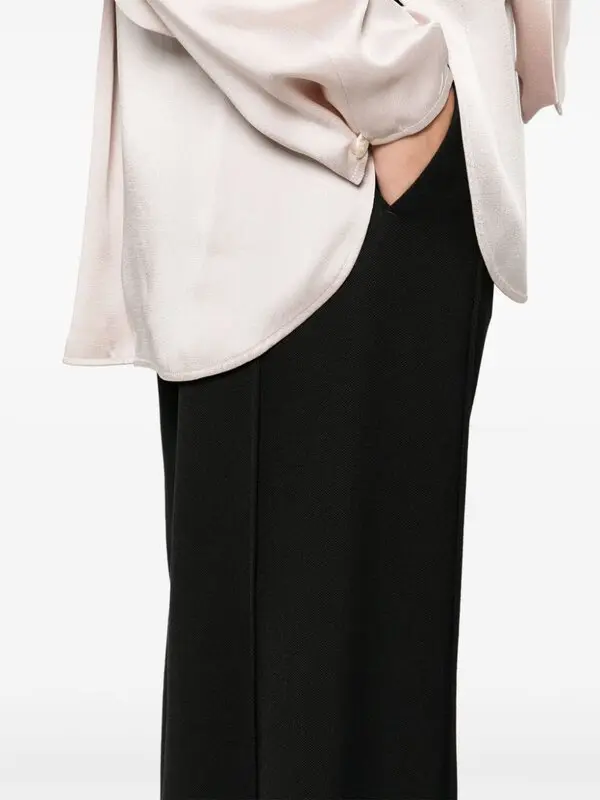 Victoria Beckham Satin-trim Trousers