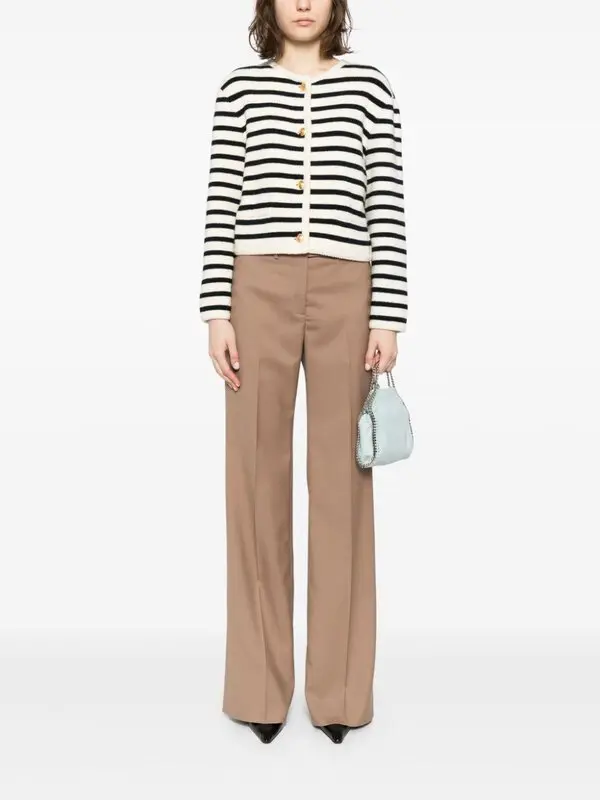 Paul Smith Pressed-crease Wool Trousers