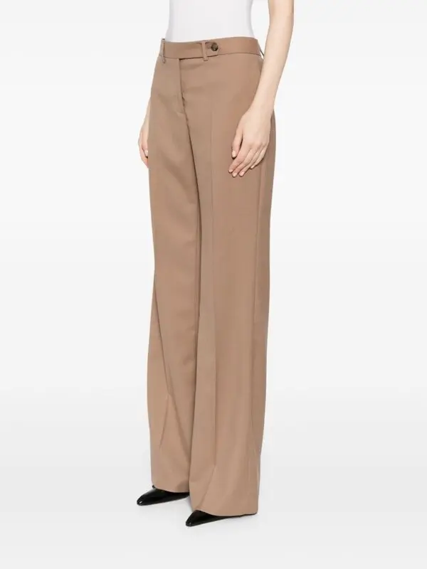 Paul Smith Pressed-crease Wool Trousers
