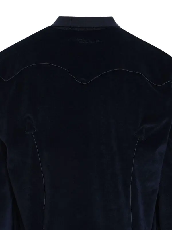 Roberto Cavalli Ciniglia Track Jacket - Blue