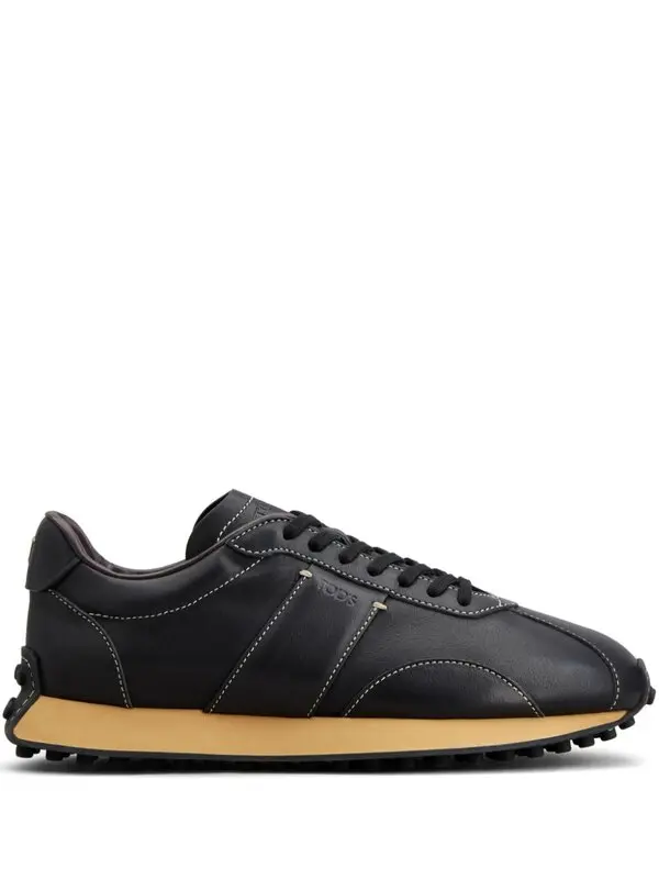 TOD'S Sportivo Active Leather Sneakers - Black
