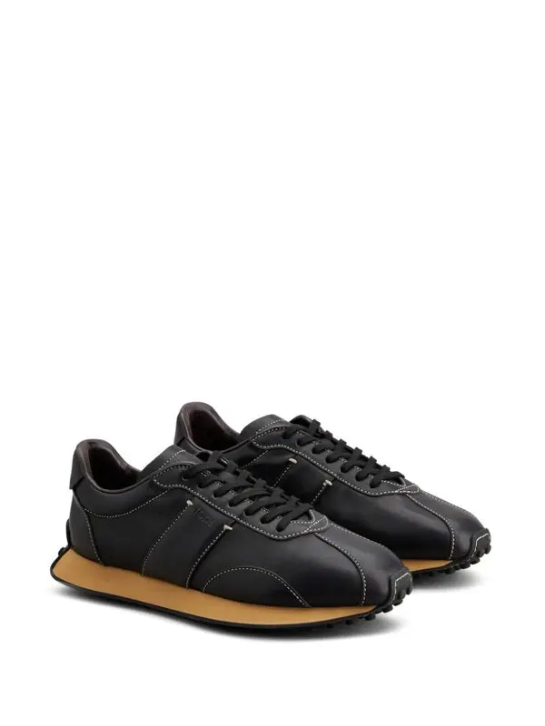 TOD'S Sportivo Active Leather Sneakers - Black