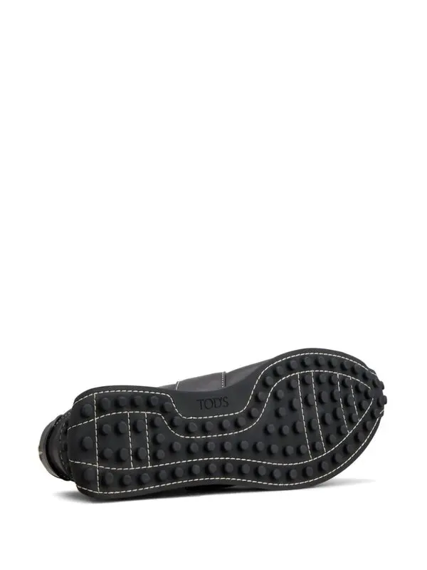 TOD'S Sportivo Active Leather Sneakers - Black