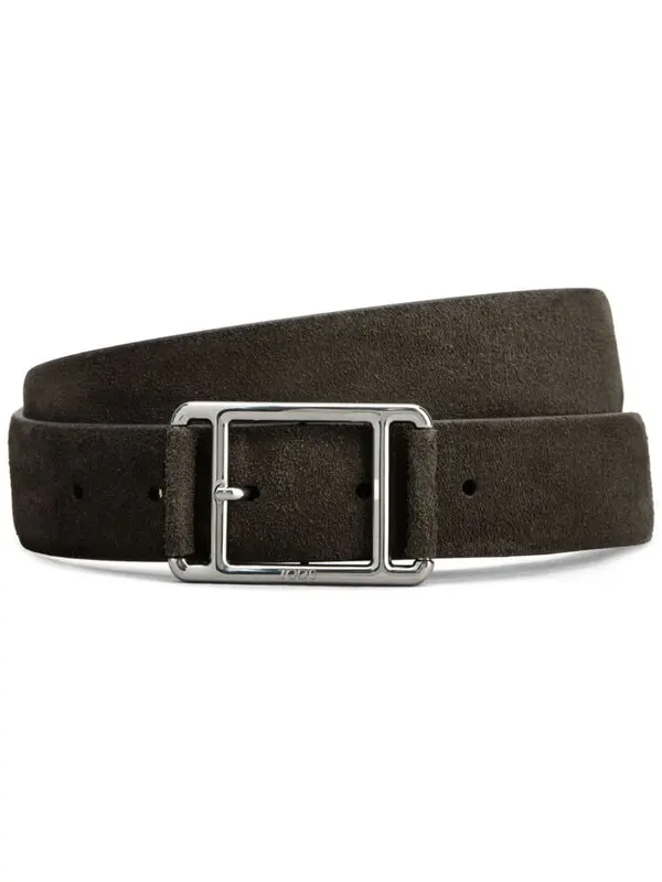 TOD'S Suede Belt - Brown