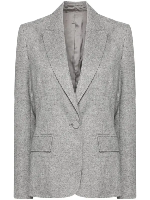 N.peal Wool-blend Single-breasted Blazer