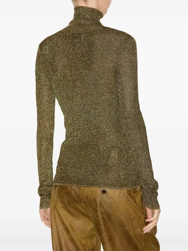 Isabel Marant Étoile Jaelis Metallic Jumper - Green