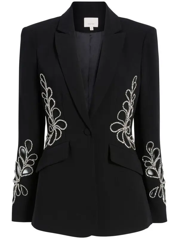 Cinq À Sept Cheyenne Embellished Blazer - Black