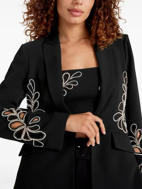 Cinq À Sept Cheyenne Embellished Blazer - Black