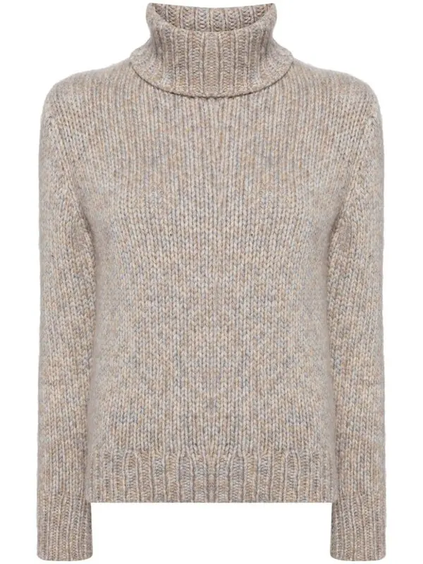 N.peal Hazel Marl Jumper - Brown