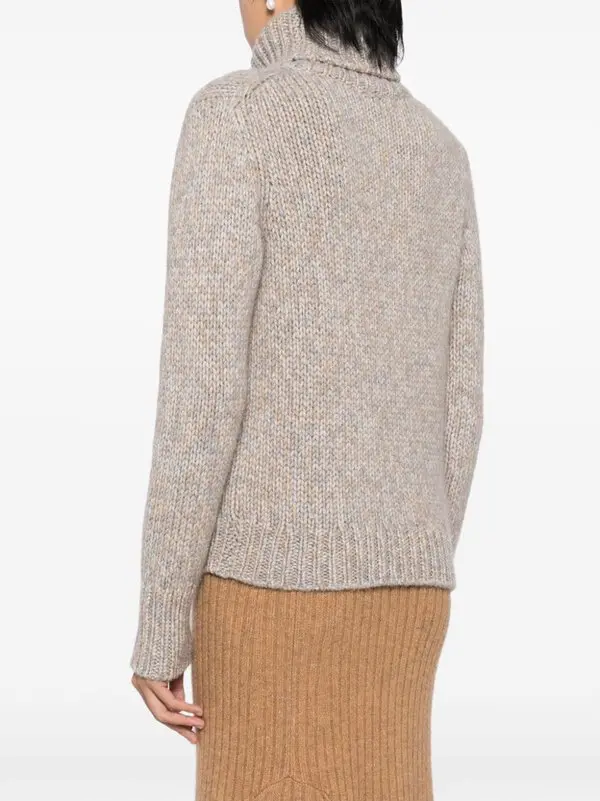 N.peal Hazel Marl Jumper - Brown