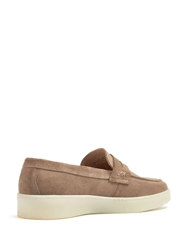 FORSA Armando Suede Loafers - Neutrals