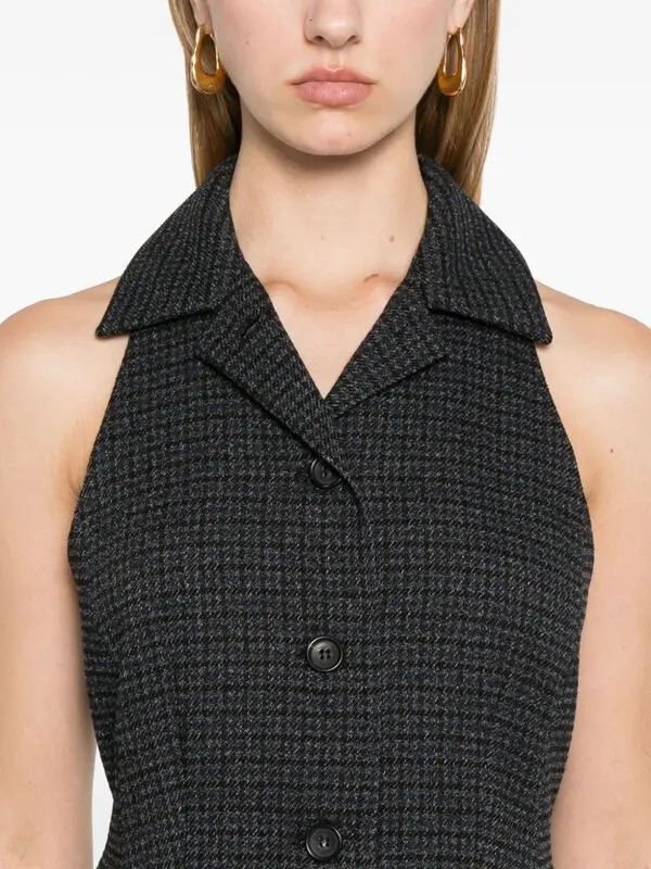 Philosophy Di Lorenzo Serafini Houndstooth Mini Dress