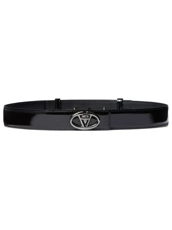 Valentino Garavani 30mm Vlogo The Bold Edition Belt - Black