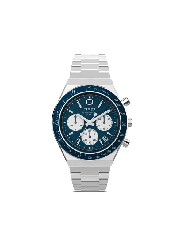 Timex Q Chronograph 40mm - Blue