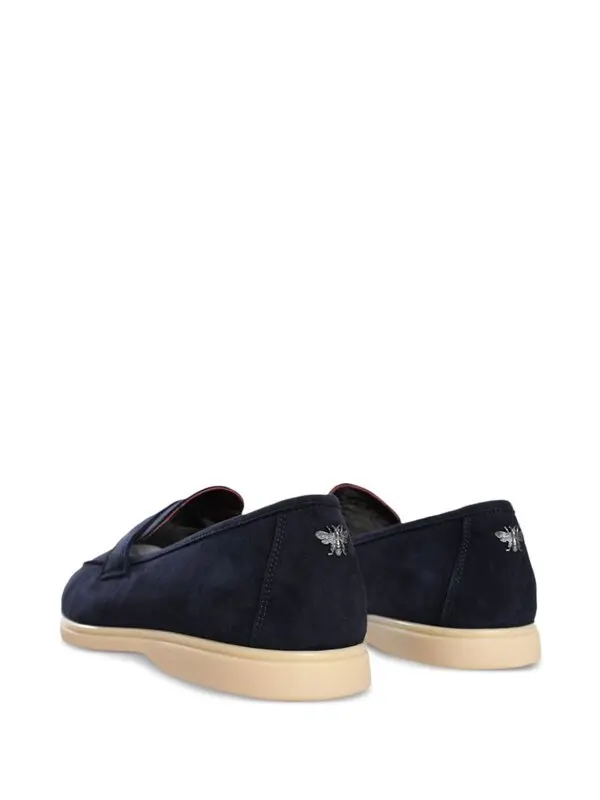 BOUGEOTTE Logo-appliqué Detailing Loafers - Blue