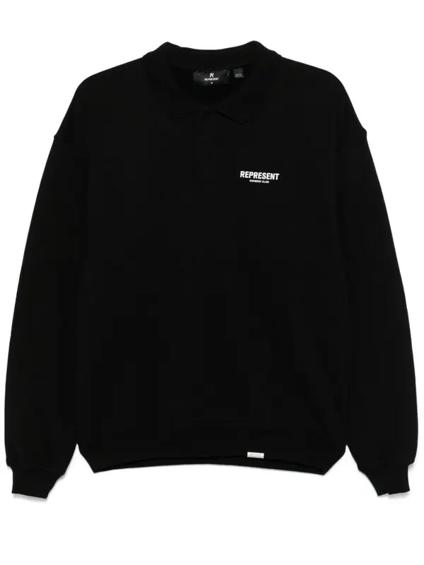 REPRESENT Owners Club Polo Shirt - Black