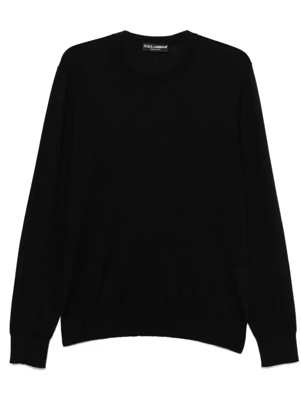 Dolce & Gabbana Fine-knit Sweater - Black