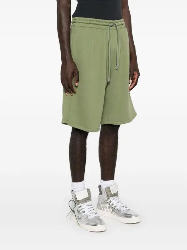 Off-White Arrows-motif Shorts - Green