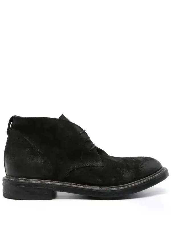 Moma Tuscany Derby Shoes In Suede