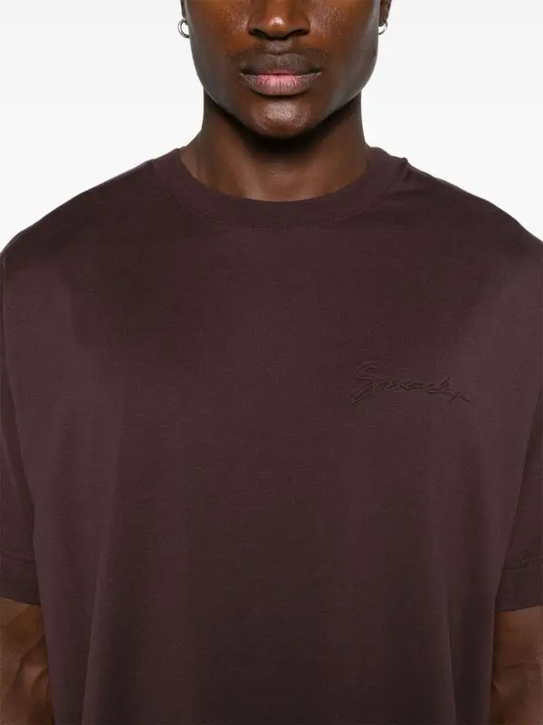 Givenchy Embossed-logo Cotton T-shirt