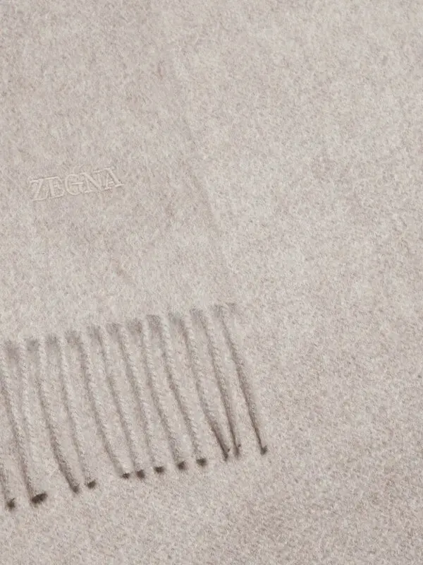 Zegna Oasi Cashmere Scarf - Neutrals