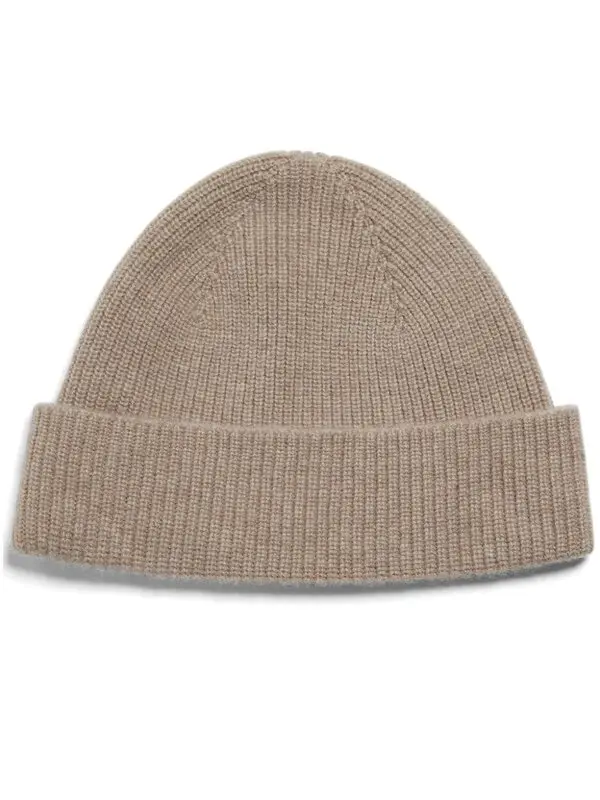 Zegna Ribbed-knit Beanie - Neutrals
