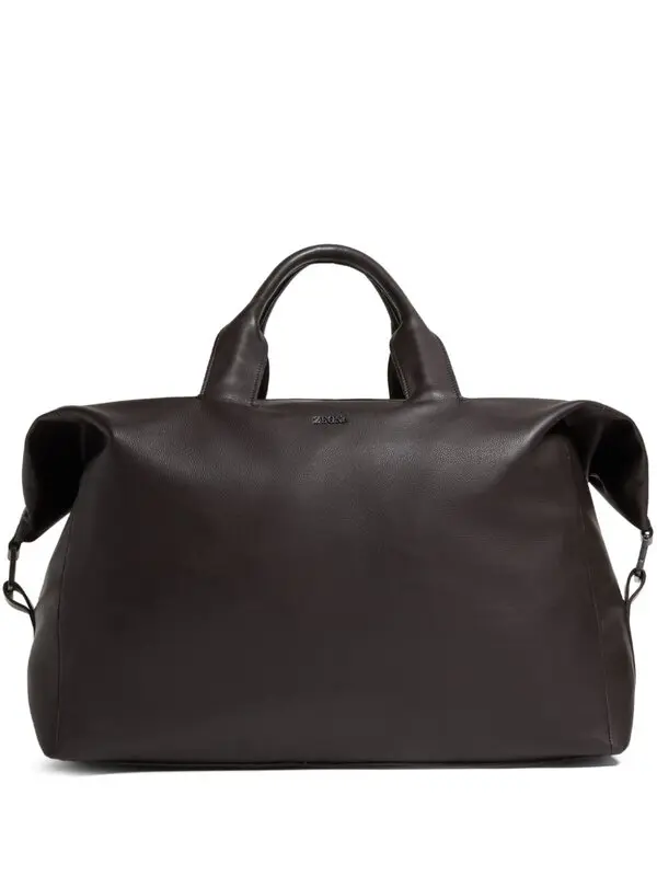 Zegna Secondskin Raglan Holdall - Brown