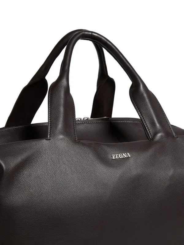 Zegna Secondskin Raglan Holdall - Brown