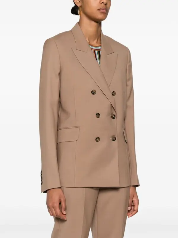 Paul Smith Double-breasted Blazer - Brown
