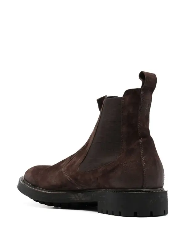 Moma Suede Chelsea Boots - Brown