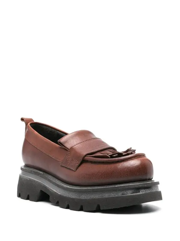 Moma Tassel-detail Loafers - Brown