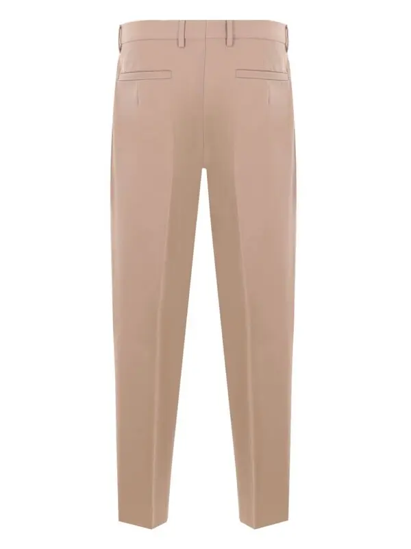 Zegna Pleated Straight-leg Trousers - Neutrals