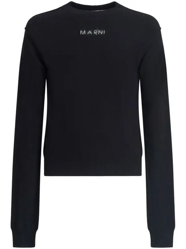 Marni Logo-embroidered Jumper