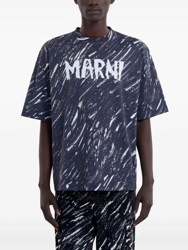 Marni Logo Print T-shirt